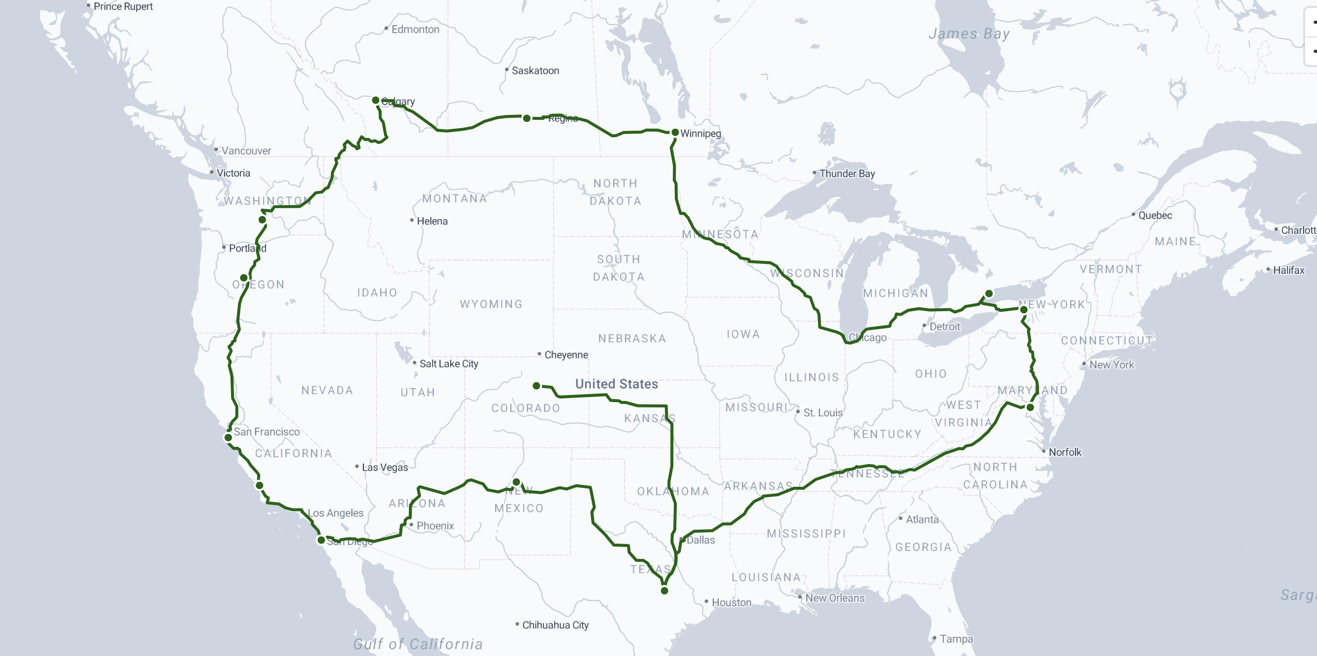 Routes – Our Adventures in Frames